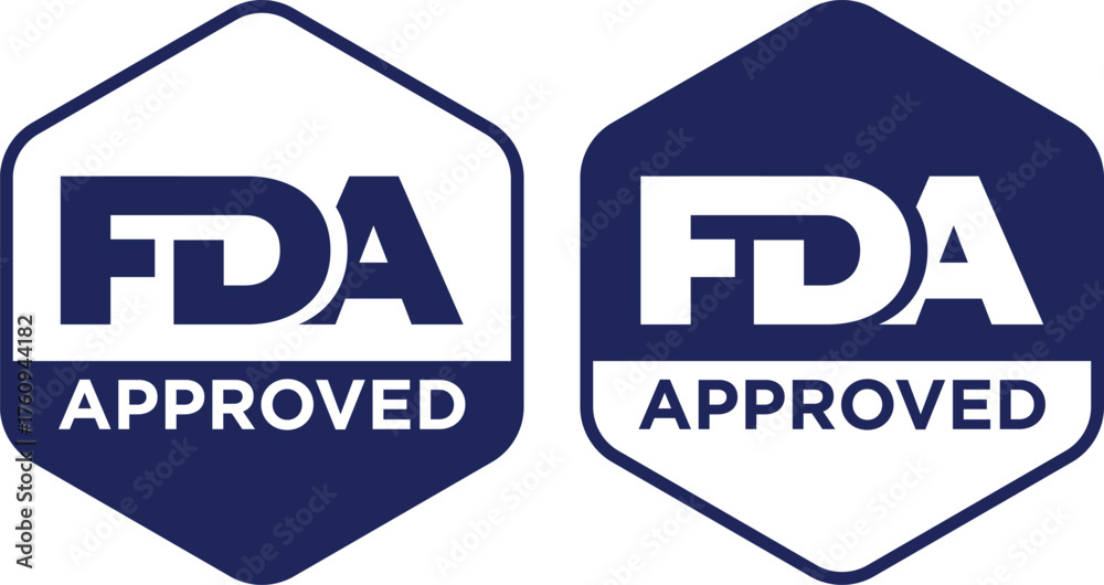 FDA Approved Stamp | US Food and Drug Administration Logo for Packaging ...