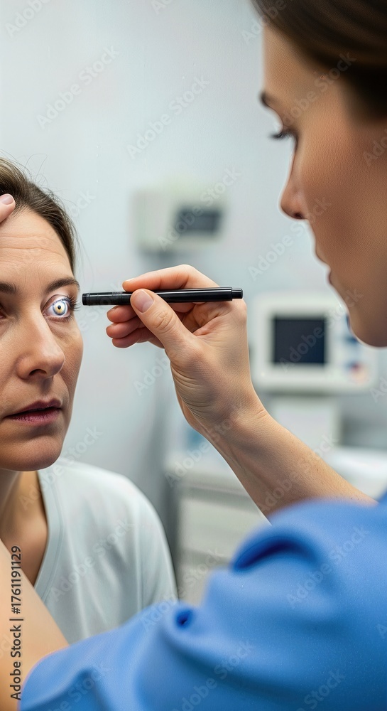 Neurological examination checks for signs of stroke, including ...