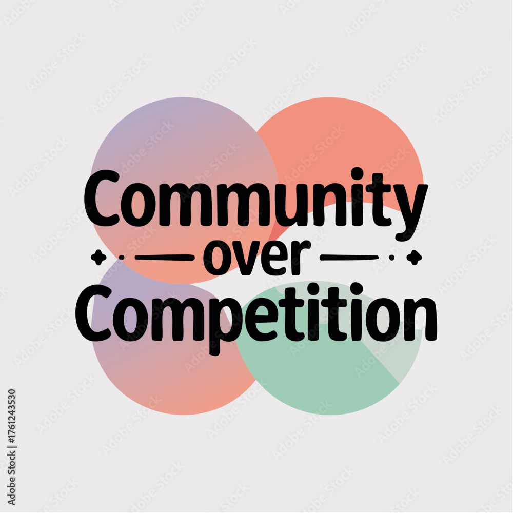 community over competition: soft-rounded communal banner for nonprofits ...