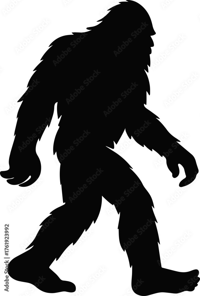 Bigfoot Sasquatch Adobe Illustrator AI Source File – Fully Editable ...