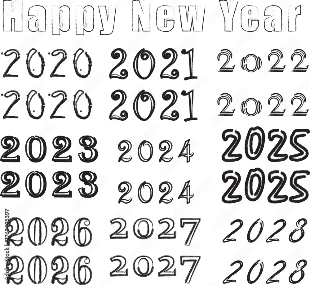 Time's Forward: New Year Dates Countdown: A visual timeline of ...