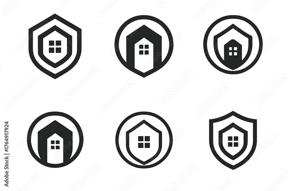 Vector de Stock Safe Zone Logos. Safe spaces. Set Logo of safe zone ...