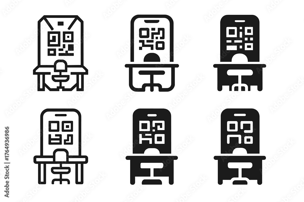 Hybrid Workspace Logos. Hybrid workspaces. Set Logo of desk booking ...