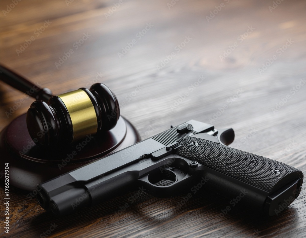 High-quality collection of modern firearms, pistols, revolvers, rifles ...