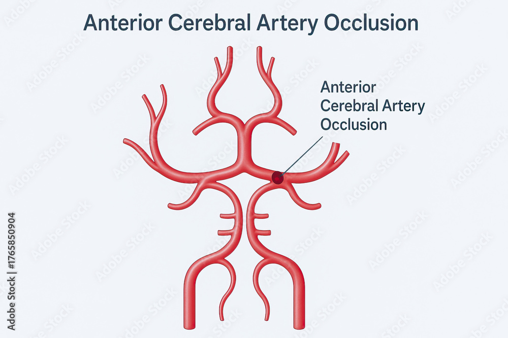 Anterior cerebral artery occlusion brain artery cerebral circulation ...