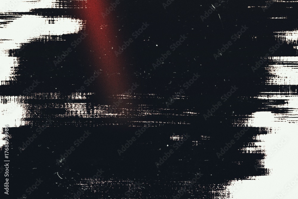 Noisy VHS effect hd tv screen glitch distorted flickering lines ...