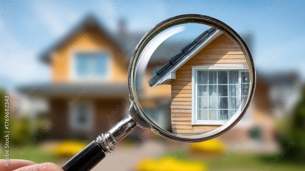 A detailed inspection of a house's architectural integrity is underway ...
