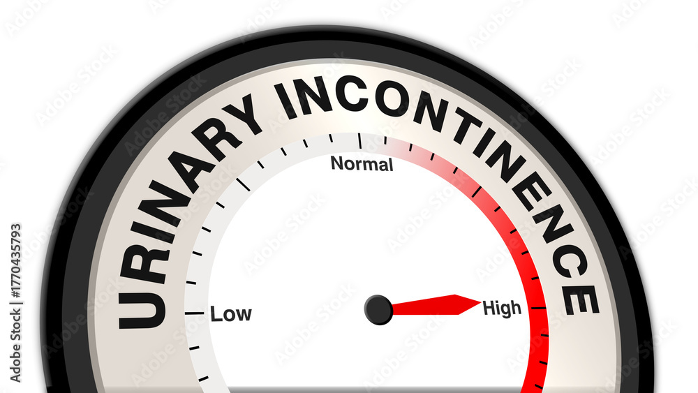 Urinary incontinence at high severity on a barometer or tachometer ...