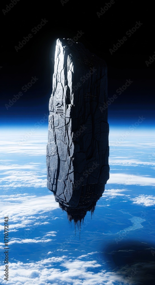 interstellar comet 3i atlas. Ancient Stone-Class Starship. Cinematic ...