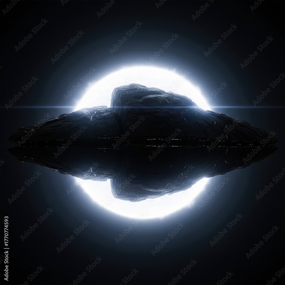 interstellar comet 3i atlas. Ancient Stone-Class Starship. Cinematic ...
