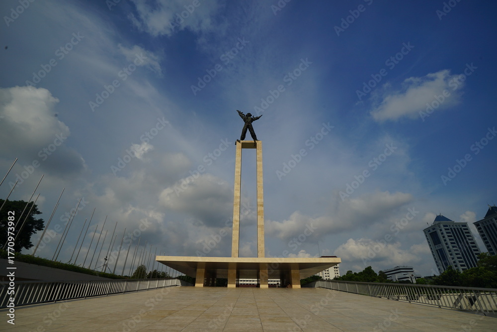 Foto de Stock Jakarta's Iconic Monas Monument A Symbol of Indonesian ...