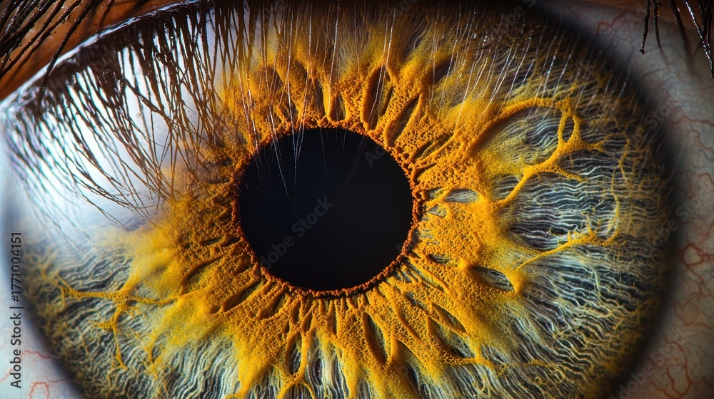 Eye vein patterns macro photography iris natural vein formations blood ...