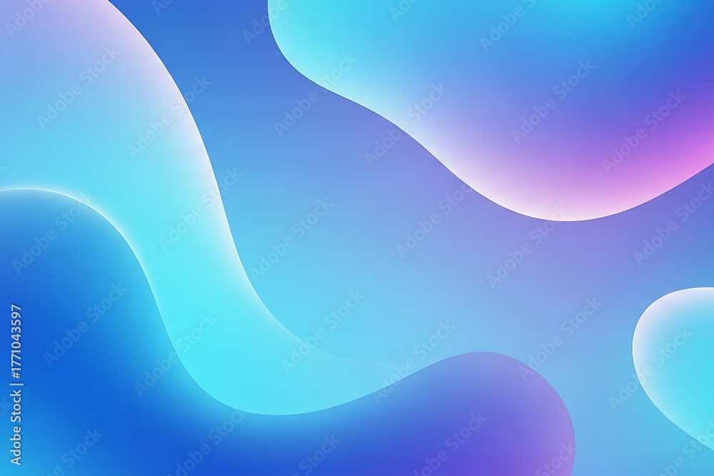 Stock-Foto „Soft Fluid Gradient – Blue Cyan Violet Glow Windows 11 ...