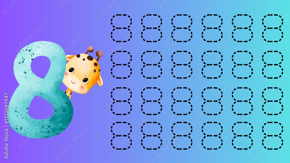 Cute animal counting worksheet for kids, numbers 1 to 10, fun ...