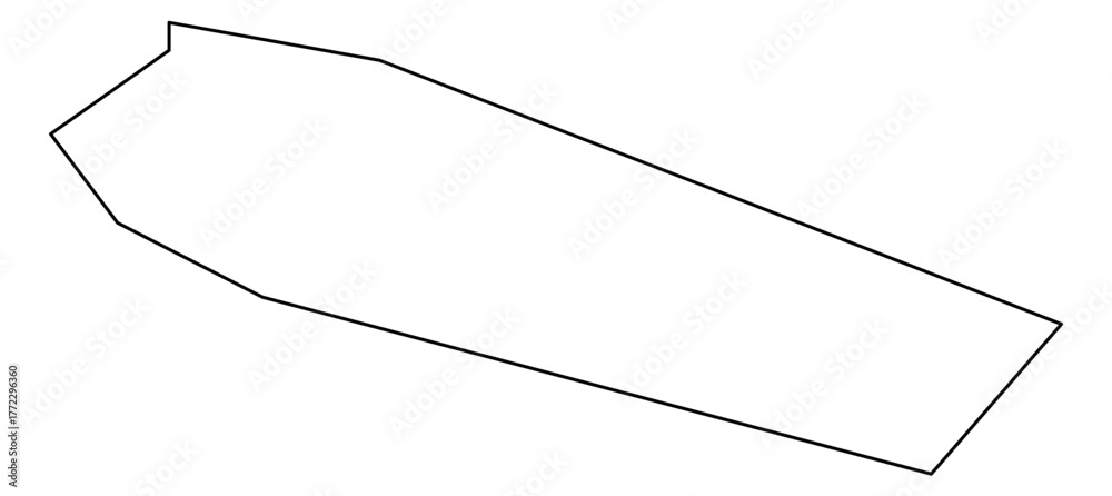 Stock-Vektorgrafik „Saint Martin (Dutch) Vector Map Outline | Editable ...