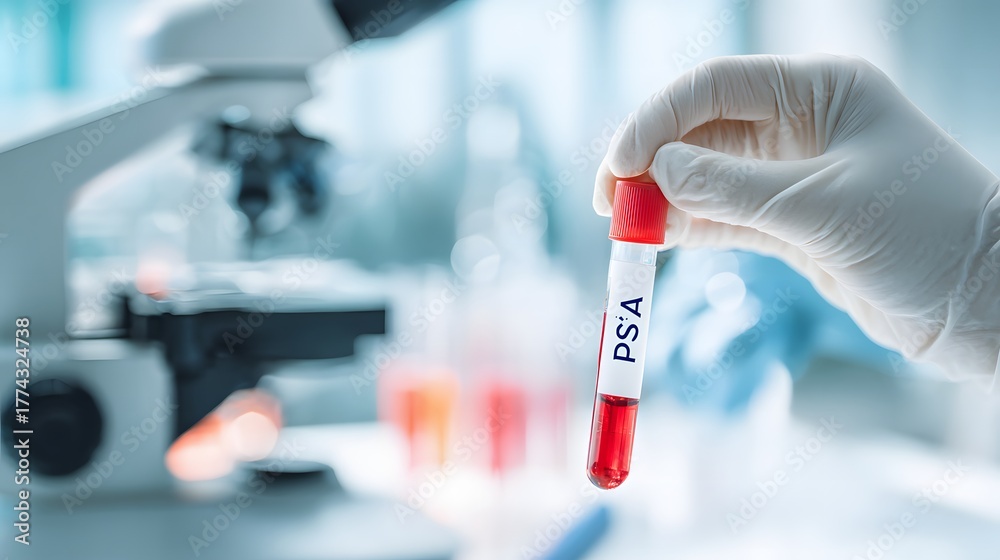 Prostate cancer early detection through a PSA test blood sample ...