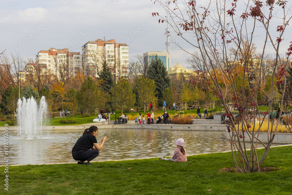 27 October 2025 Almatys new park, built on the site of the former ...