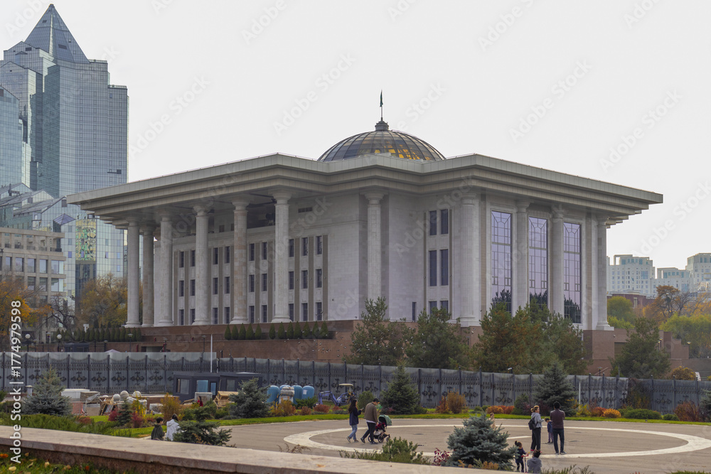 27 October 2025 Almatys new park, built on the site of the former ...