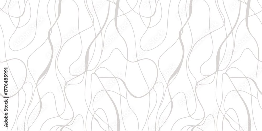Abstract line seamless pattern. Minimalist grey and white vector ...
