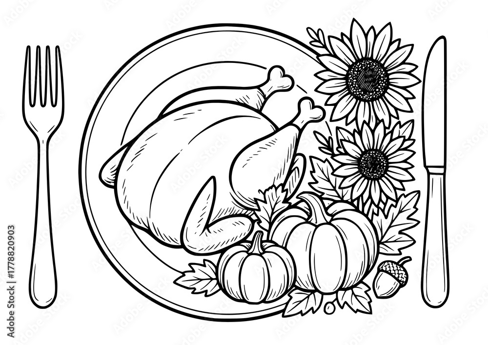 Thanksgiving placemat coloring pages for kids! Fun fall and autumn ...