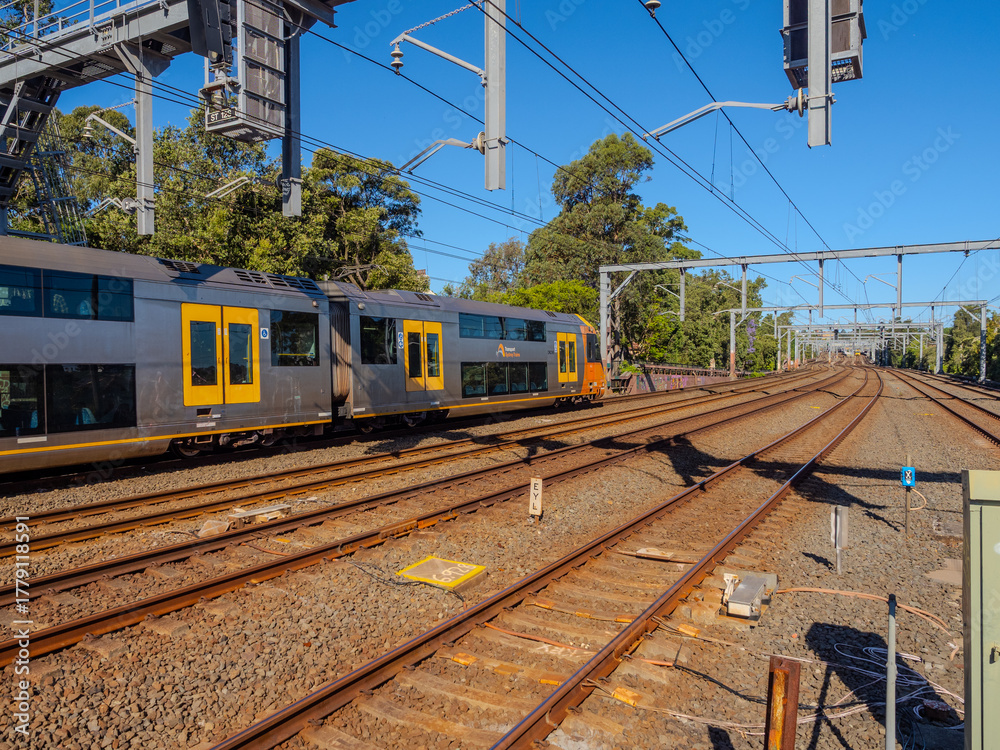Photo Stock 5 November 2025 passenger Train going through Summer Hill ...