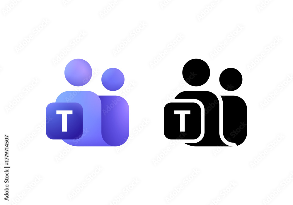 High resolution Microsoft Teams logo icon transparent png. Microsoft ...