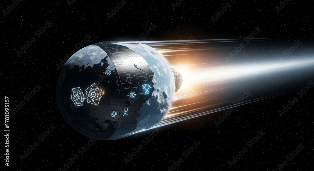 The interstellar object 3I/ATLAS, disguised as a rugged asteroid with ...
