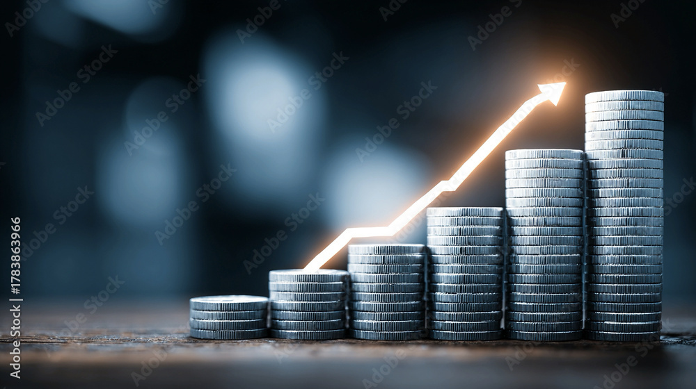 Business expansion signs shown by increased revenue, expanding ...