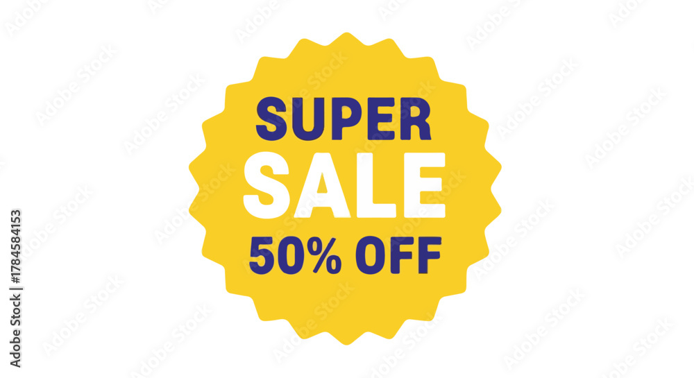 Super Sale Advertisement Get 50% Off and Save Money on Your Next ...