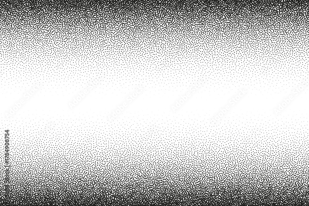 Dotted gradient texture. Halftone stipple pattern, noise grainy sand ...