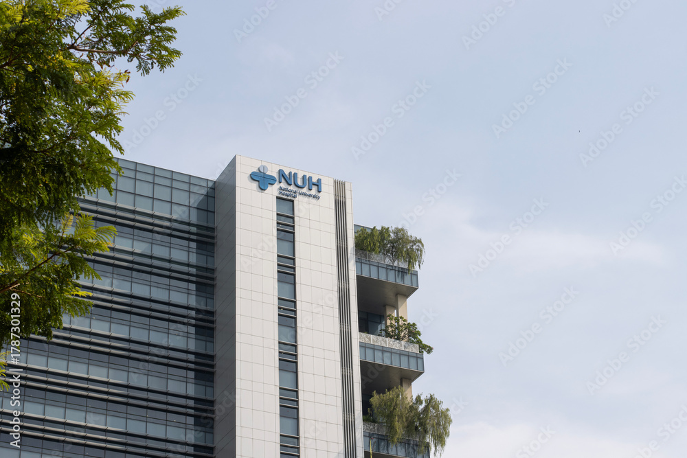 Photo Stock Singapore - July 25, 2025: The National University Hospital ...