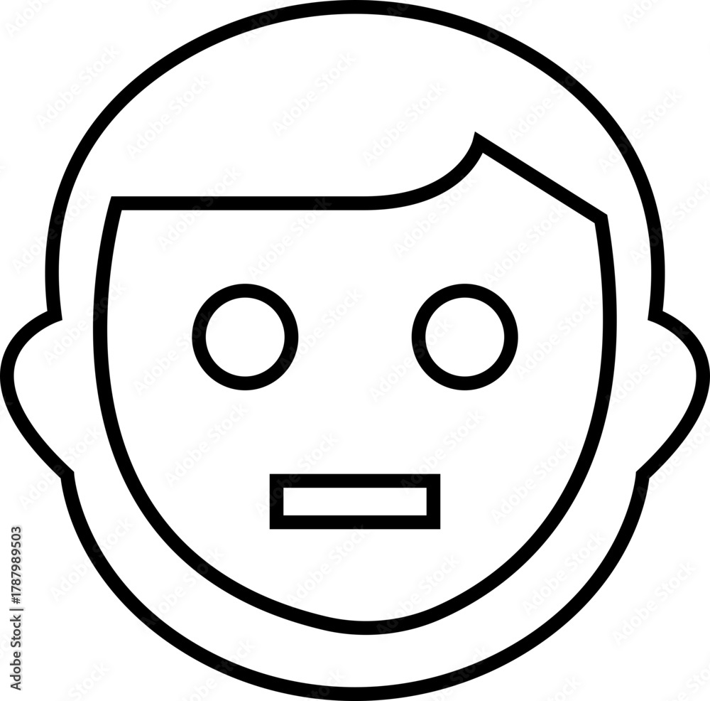 Excited avatar icons , joyful faces, happy expressions, cheerful ...