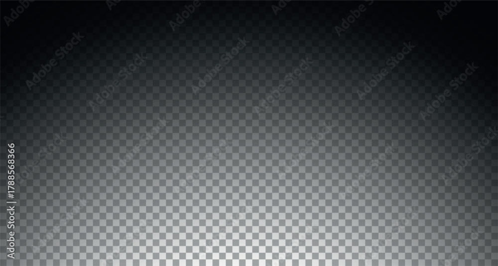 Vetor Black gradient transparent background fade overlay in top to ...