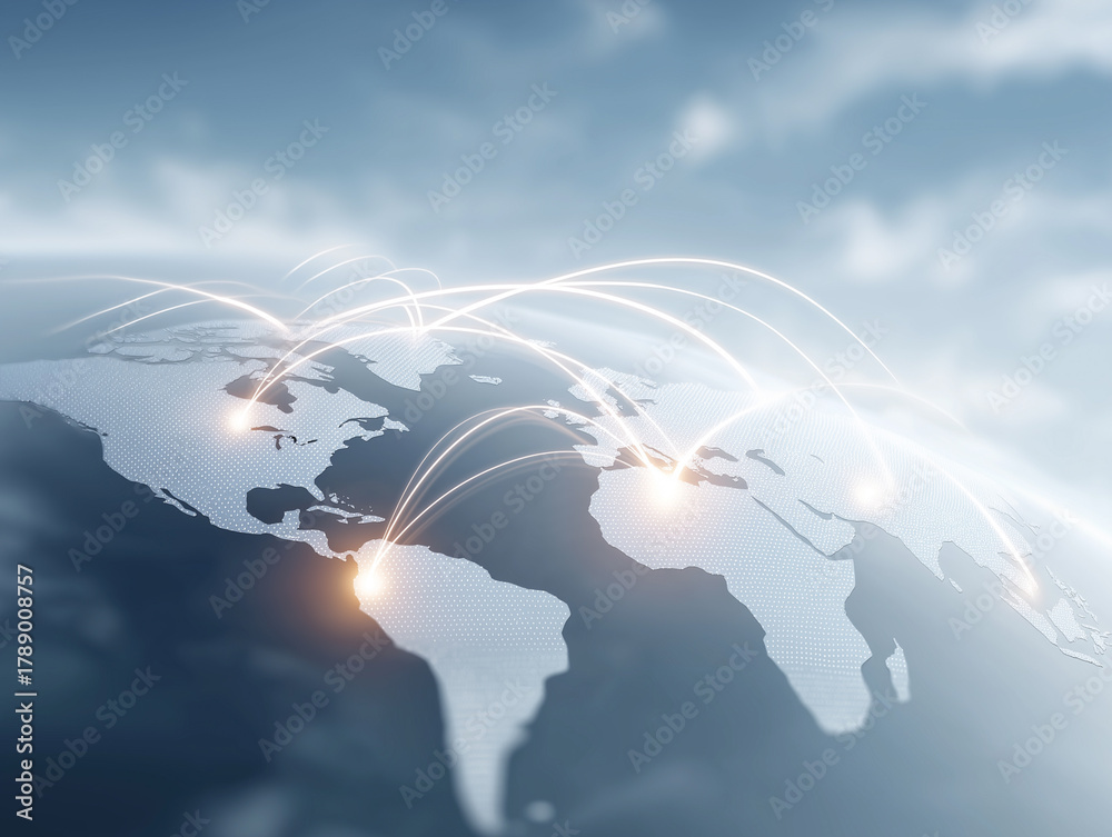 Visualizing global connections across continents and oceans through ...