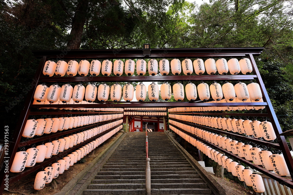 Photo Stock Kibitsu Jinja, (Sanbi Ichinomiya), Shinto shrine, known as ...