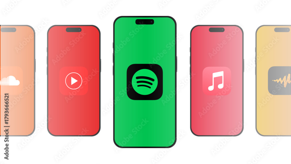 Spotify, Apple music, Soundcloud, YouTube music, Audiomack. Popular ...