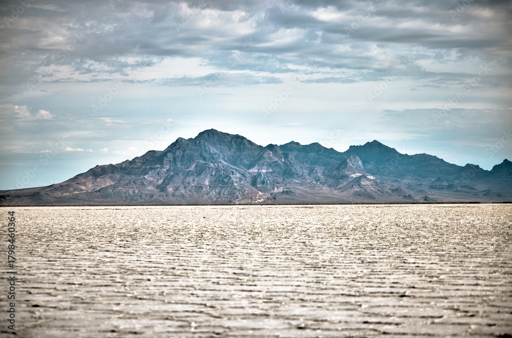 Stock-Foto „Bonneville Salt Flats, Utah, USA – August 26, 2025 Close up ...