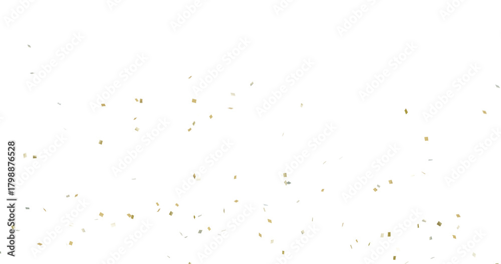 Colorful bright confetti isolated on transparent background ...