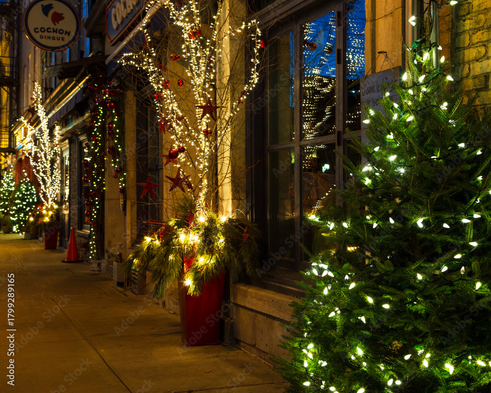 Quebec City, Quebec, Canada, November 15, 2025 - Le Cochon Dingue ...