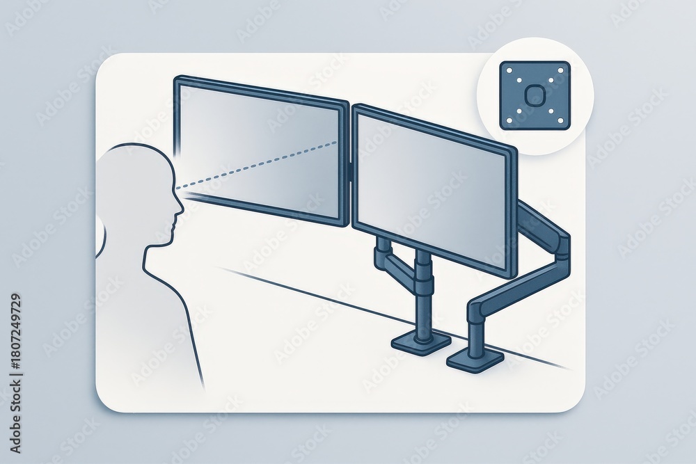 Innovative dual monitor setup optimizing user experience and ...