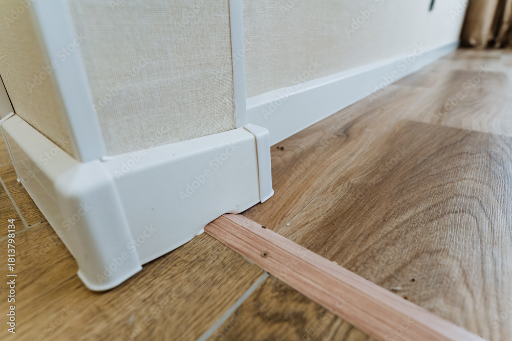 Stock-Foto „ensuring correct gap during installation process ...