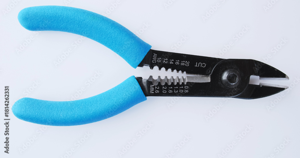 Side cutters for stripping electrical wires with different divisions ...
