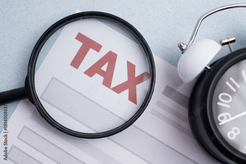 Photo Stock National Tax Day. Federal tax filing deadline in the United ...