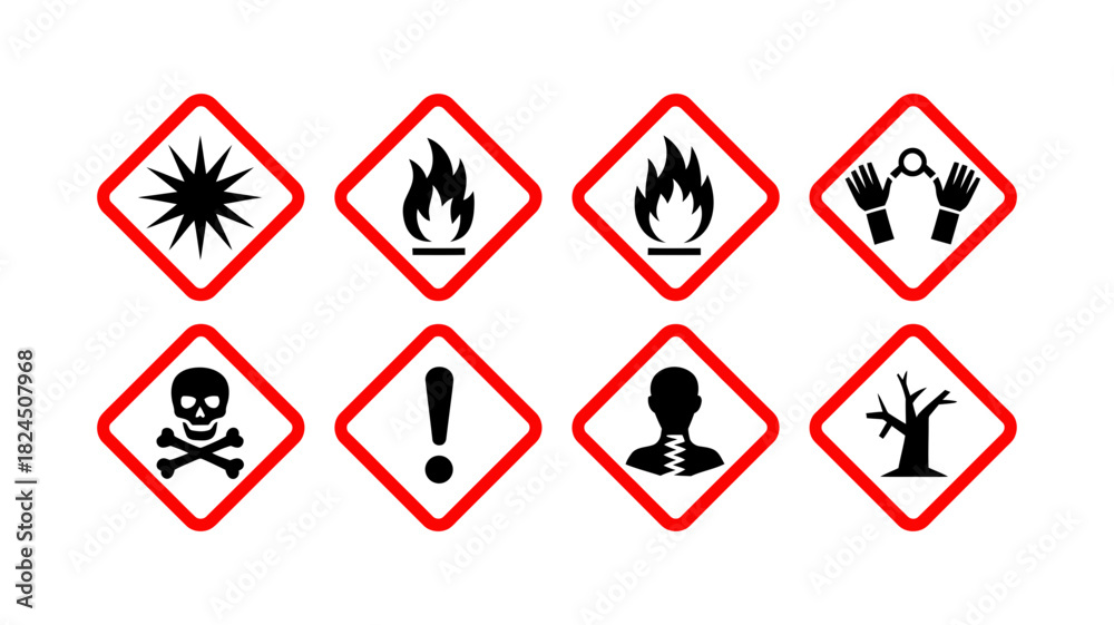 Image vectorielle Stock Globally harmonized system (ghs) of ...