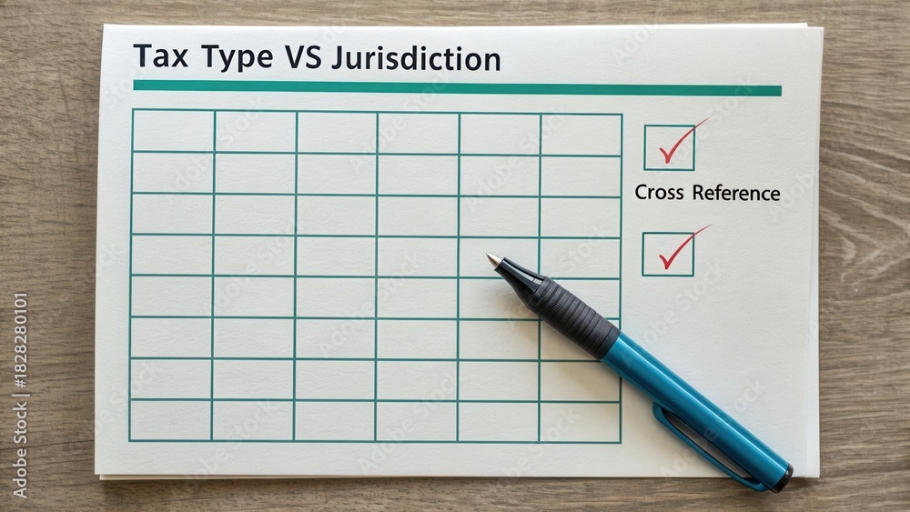 Tax Type and Jurisdiction Comparison Chart for Organizational and ...