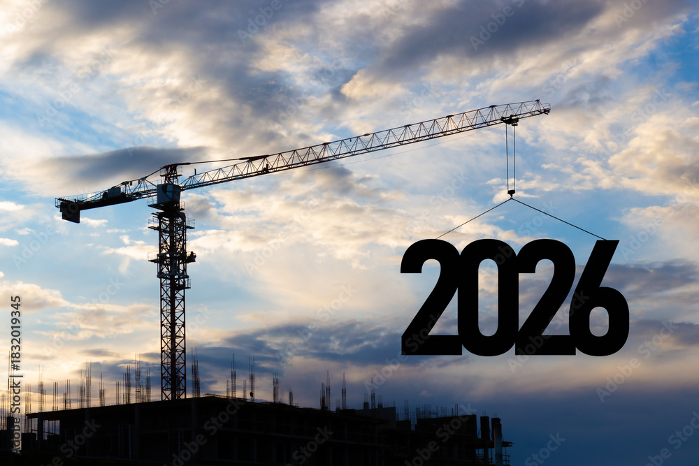 Stock-Foto „2026 New Year for planning and strategies concept ...