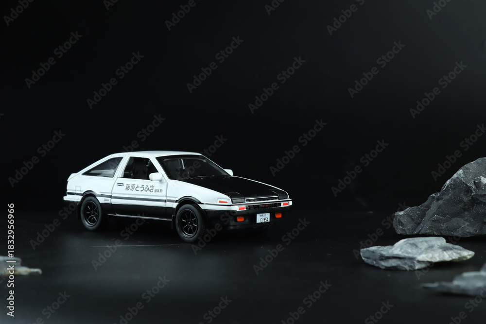 Photo Stock die-cast car toy inspired by iconic vehicle from Initial D ...