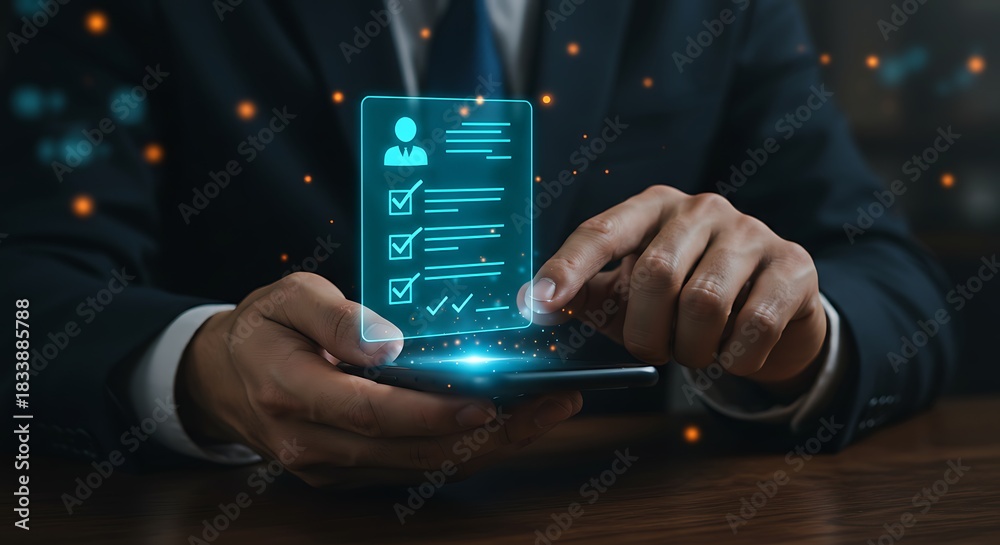 Data Security and Privacy User accessing and managing personal ...