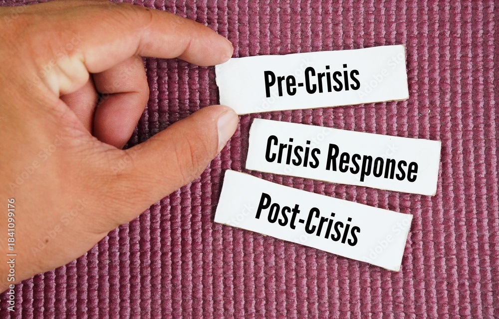 What is the 3 stage crisis model? This methodology explicitly addresses ...