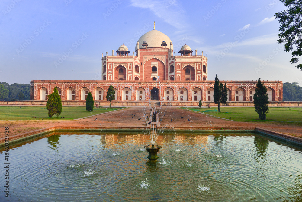 Humayun's Tomb in New Delhi, India. It is the tomb of Mughal Emperor ...